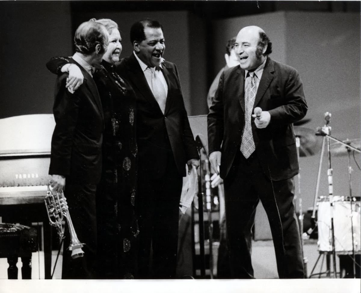 Bobby Hackett Vintage Concert Photo Promo Print, 1972 at Wolfgang's