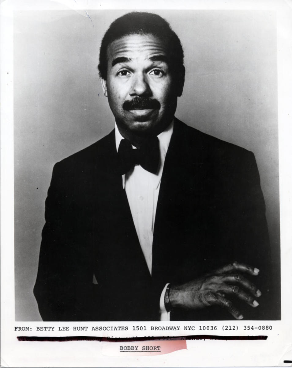 Bobby Short Vintage Concert Photo Promo Print at Wolfgang's