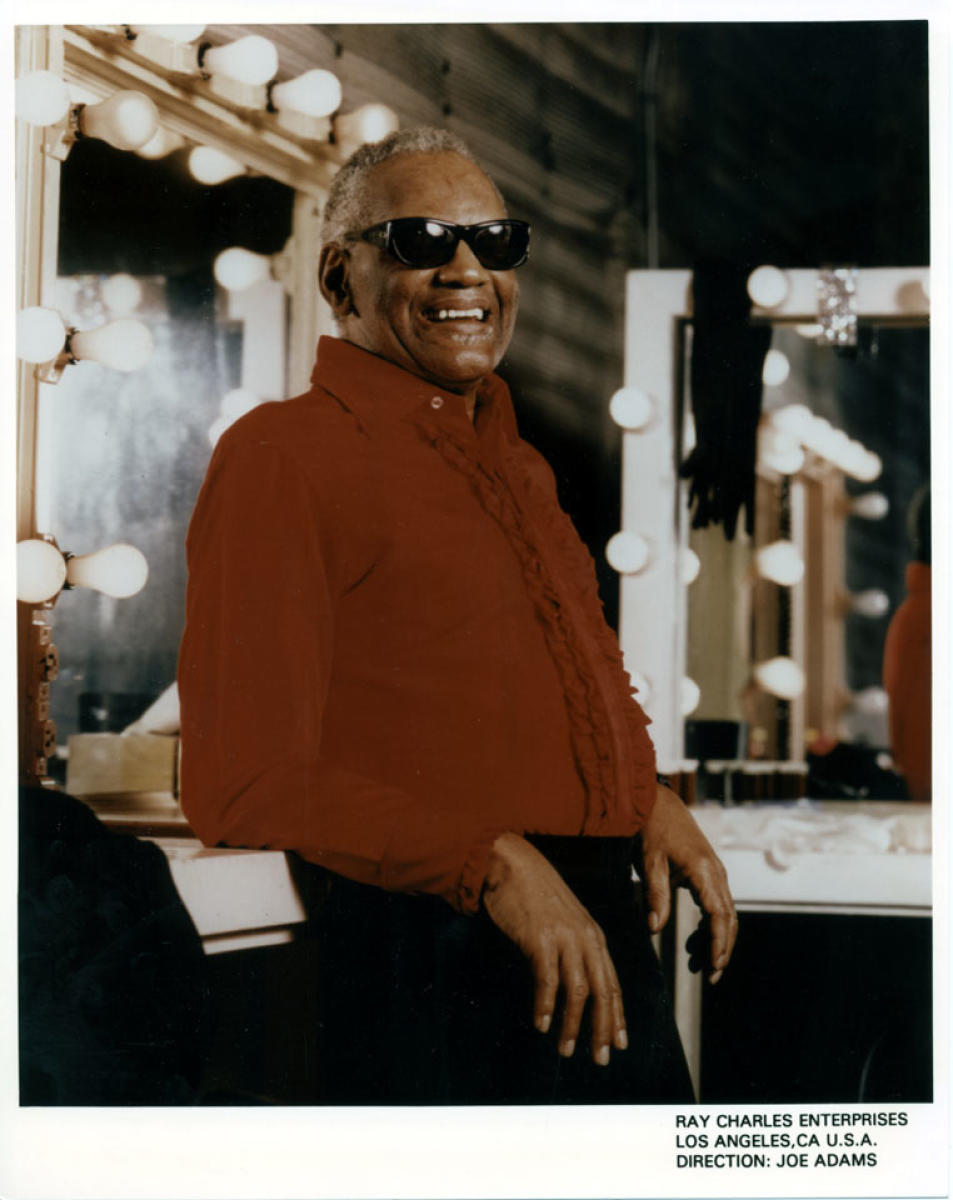 Ray Charles Vintage Concert Photo Promo Print at Wolfgang's