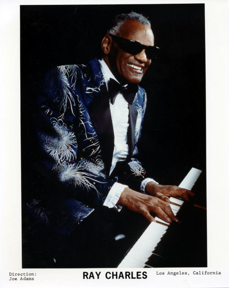 Ray Charles Vintage Concert Photo Promo Print at Wolfgang's
