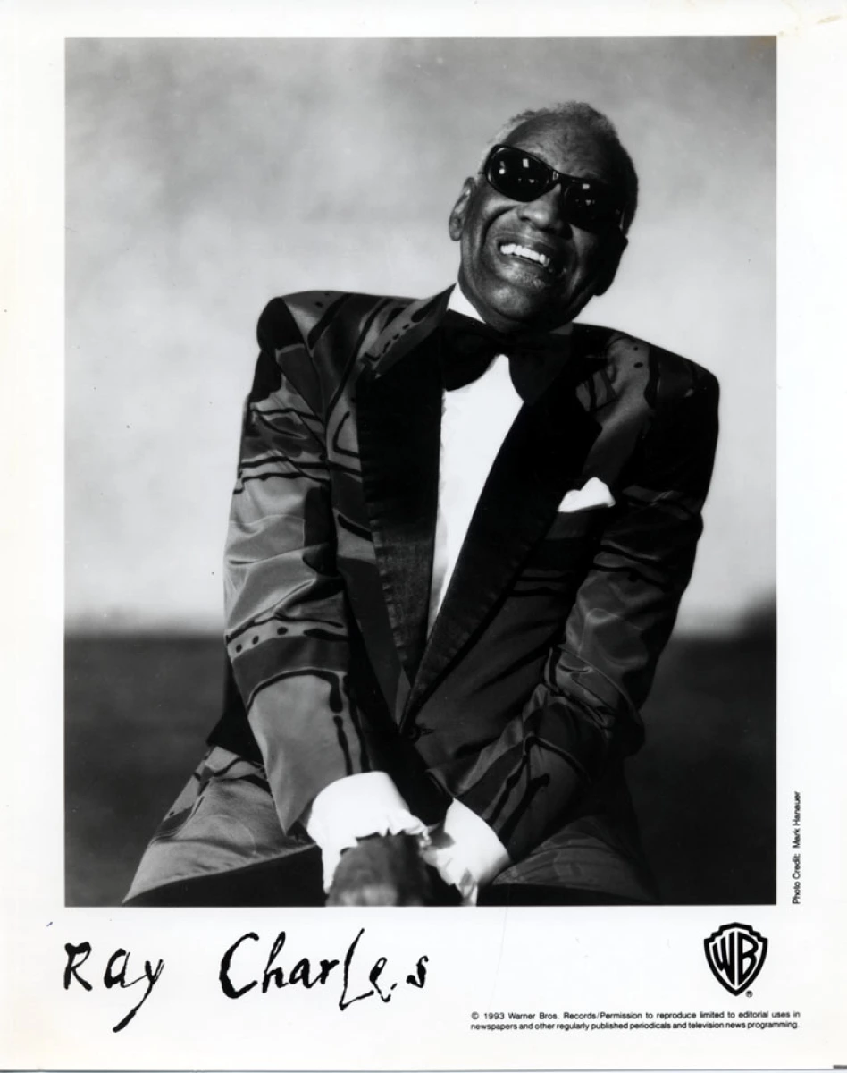 Ray Charles Vintage Concert Photo Promo Print, 1993 at Wolfgang's