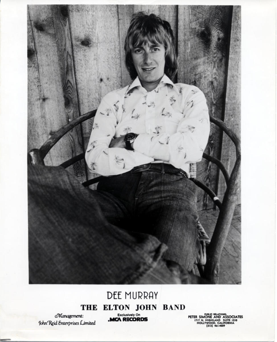 Dee Murray Vintage Concert Photo Promo Print at Wolfgang's