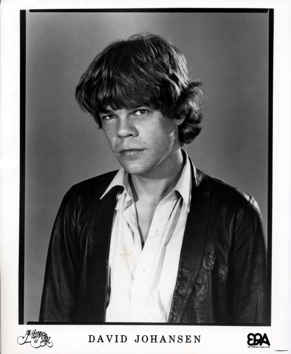 David Johansen Vintage Concert Photo Promo Print at Wolfgang's
