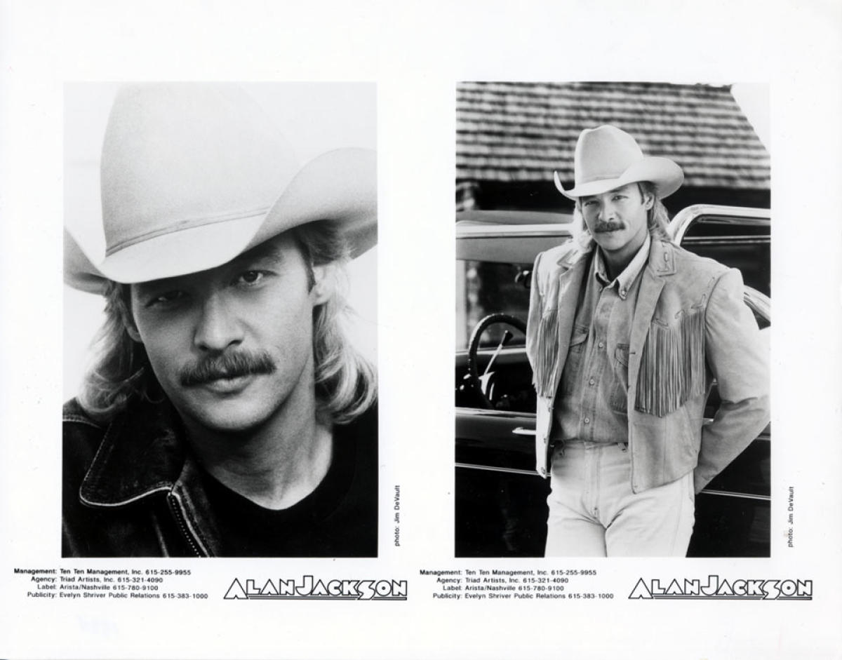 Alan Jackson Vintage Concert Photo Promo Print, 1995 at Wolfgang's