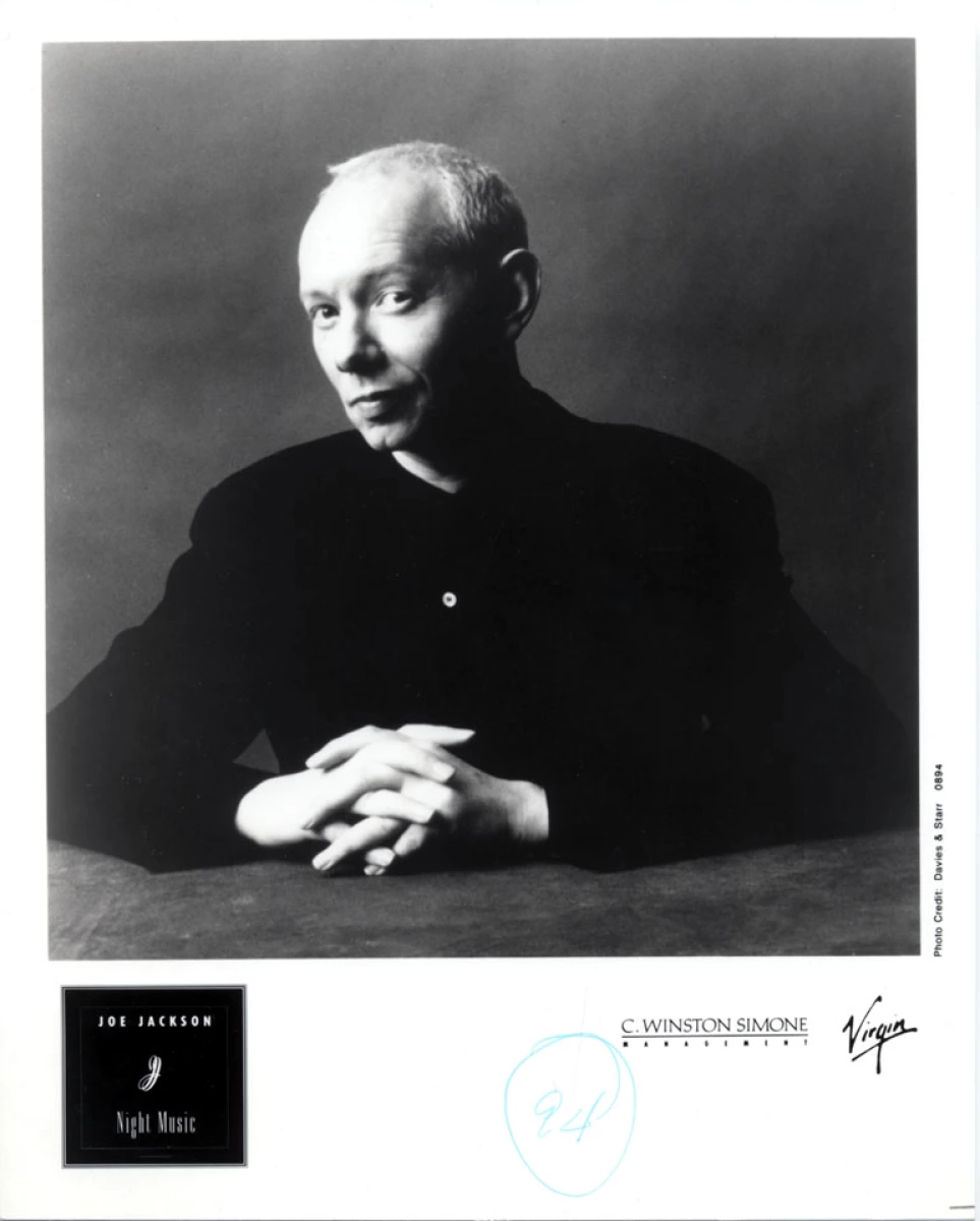 Joe Jackson Vintage Concert Photo Promo Print, 1994 at Wolfgang's