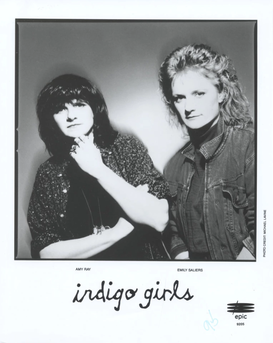 Indigo Girls Vintage Concert Photo Promo Print at Wolfgang's