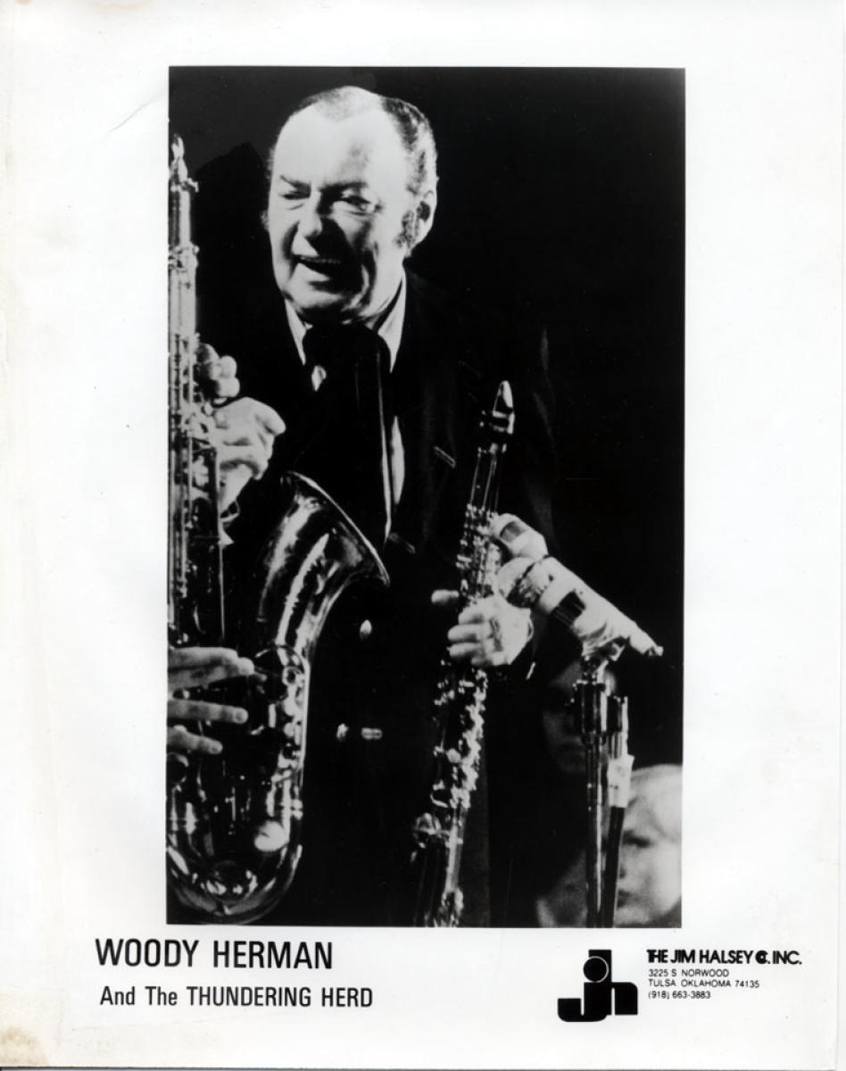Woody Herman & The Young Thundering Herd Vintage Concert Photo Promo ...