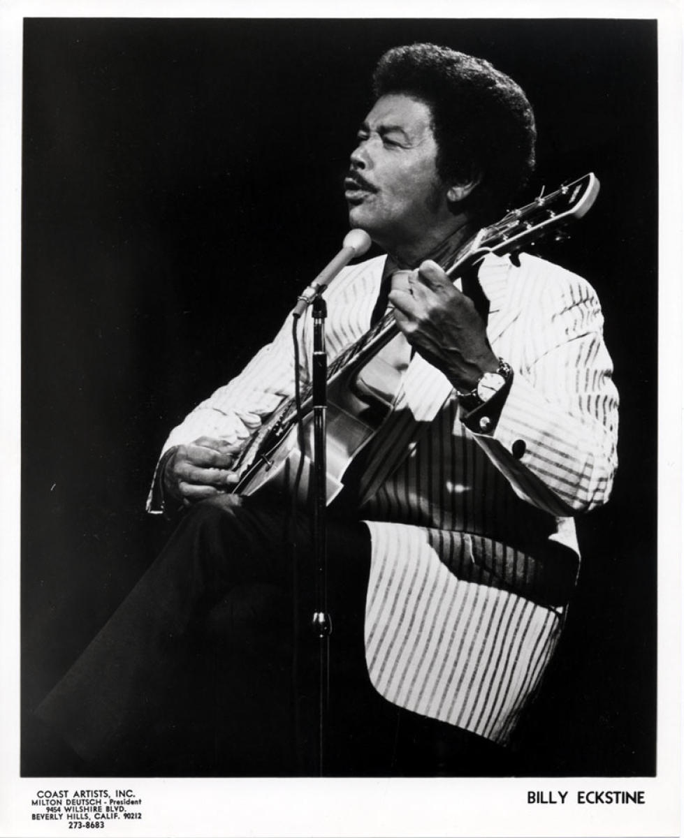 Billy Eckstine Vintage Concert Photo Promo Print at Wolfgang's