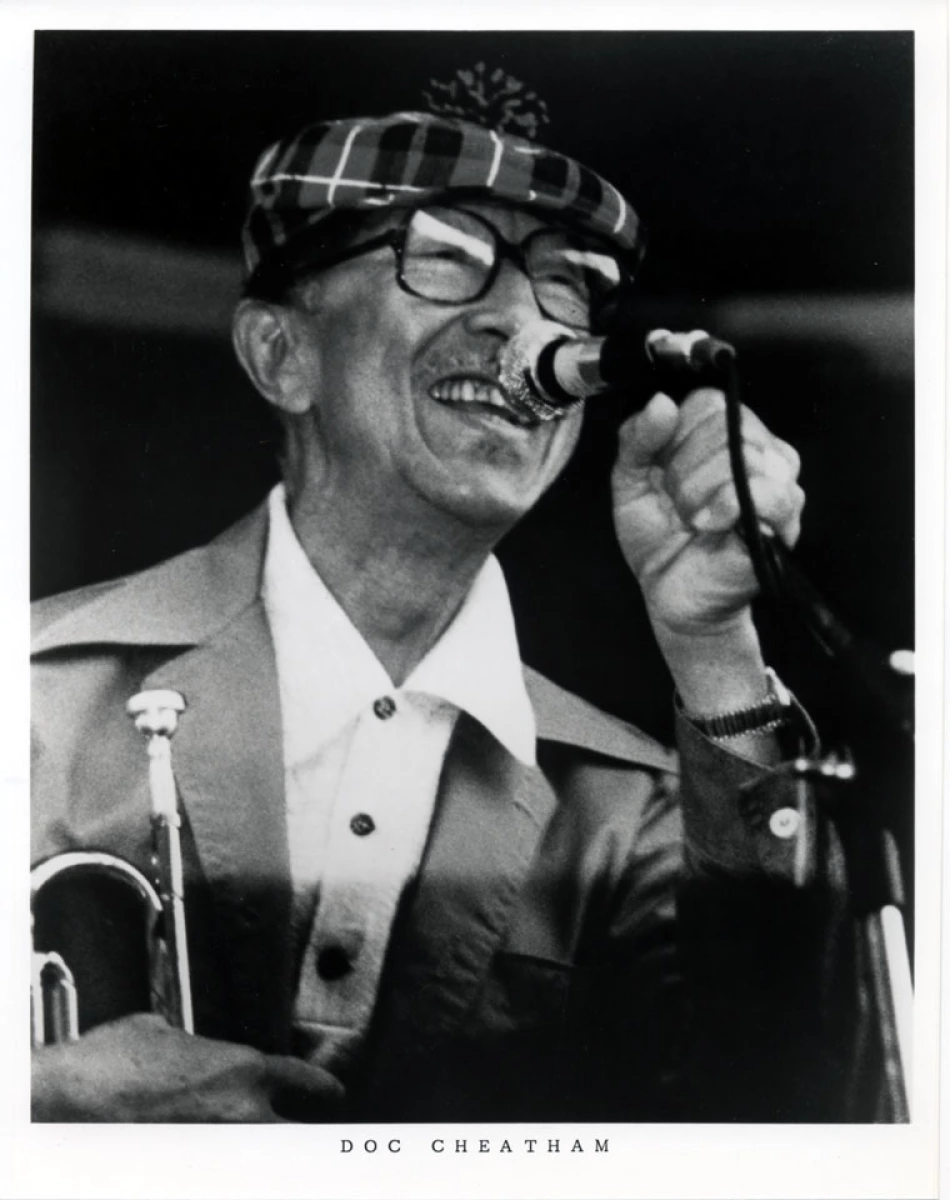 Doc Cheatham Vintage Concert Photo Promo Print at Wolfgang's