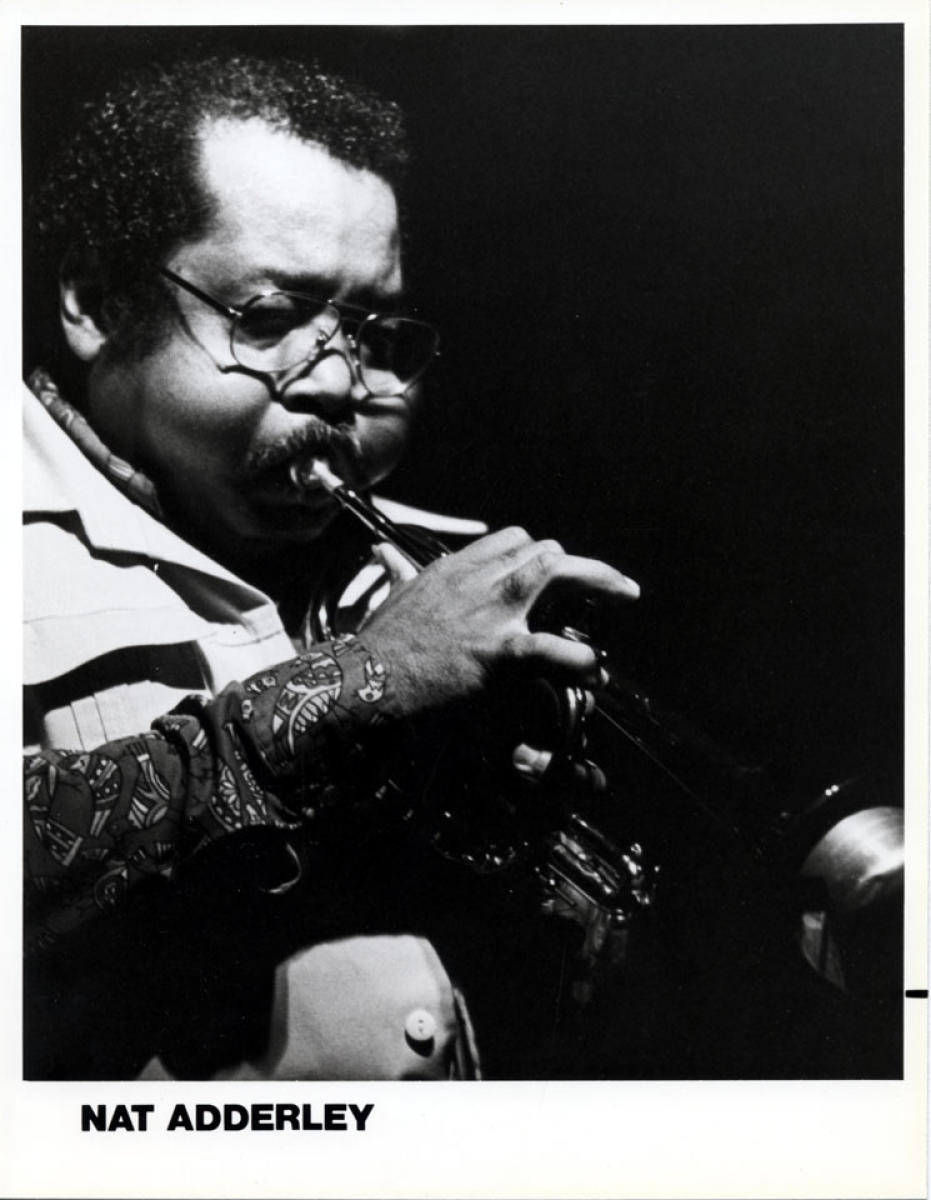 Nat Adderley Vintage Concert Photo Promo Print at Wolfgang's