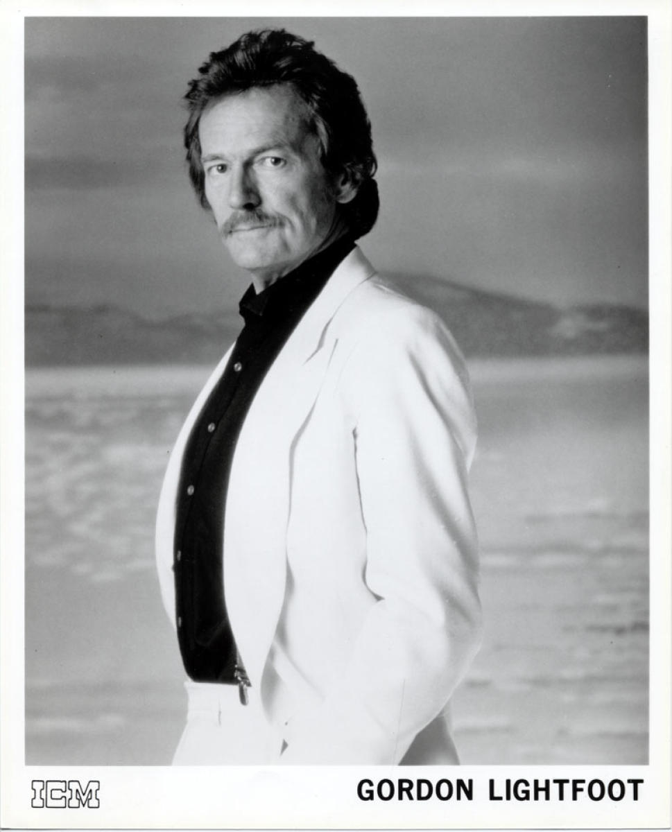Gordon Lightfoot Vintage Concert Photo Promo Print at Wolfgang's