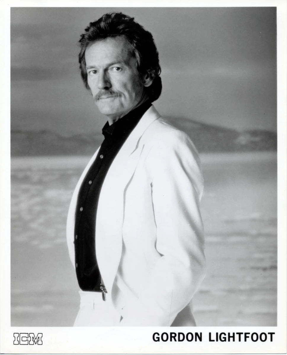 Gordon Lightfoot Vintage Concert Photo Promo Print at Wolfgang's