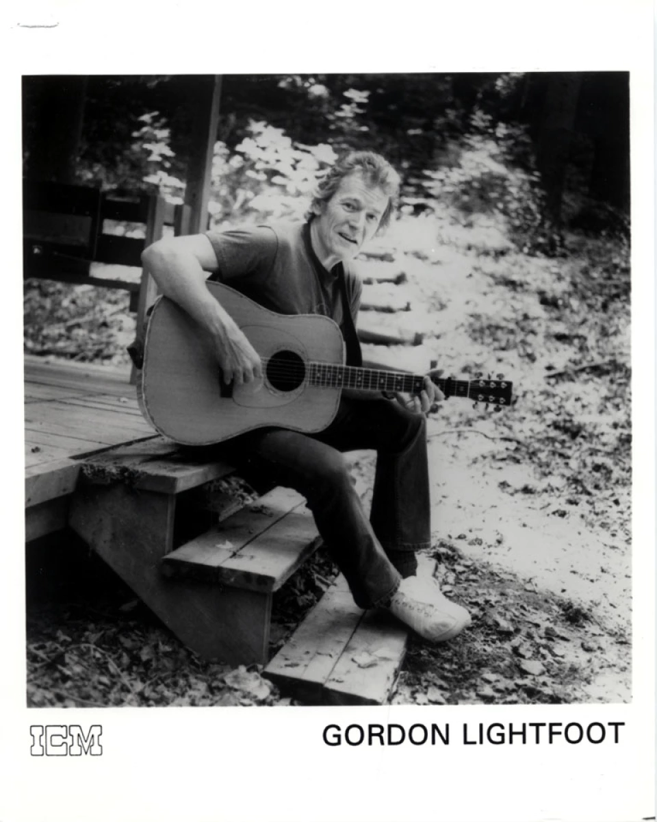 Gordon Lightfoot Vintage Concert Photo Promo Print at Wolfgang's