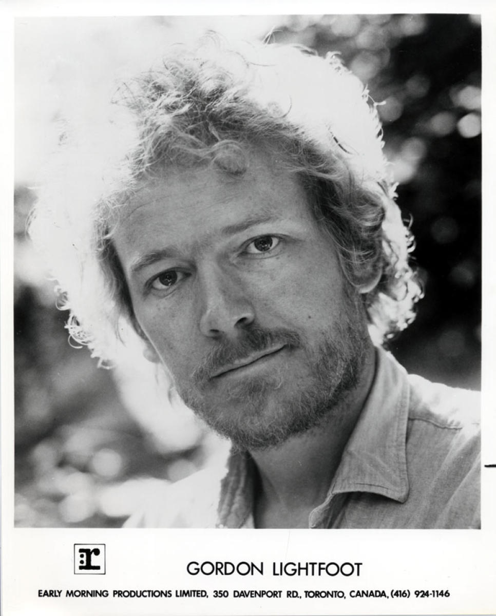 Gordon Lightfoot Vintage Concert Photo Promo Print at Wolfgang's