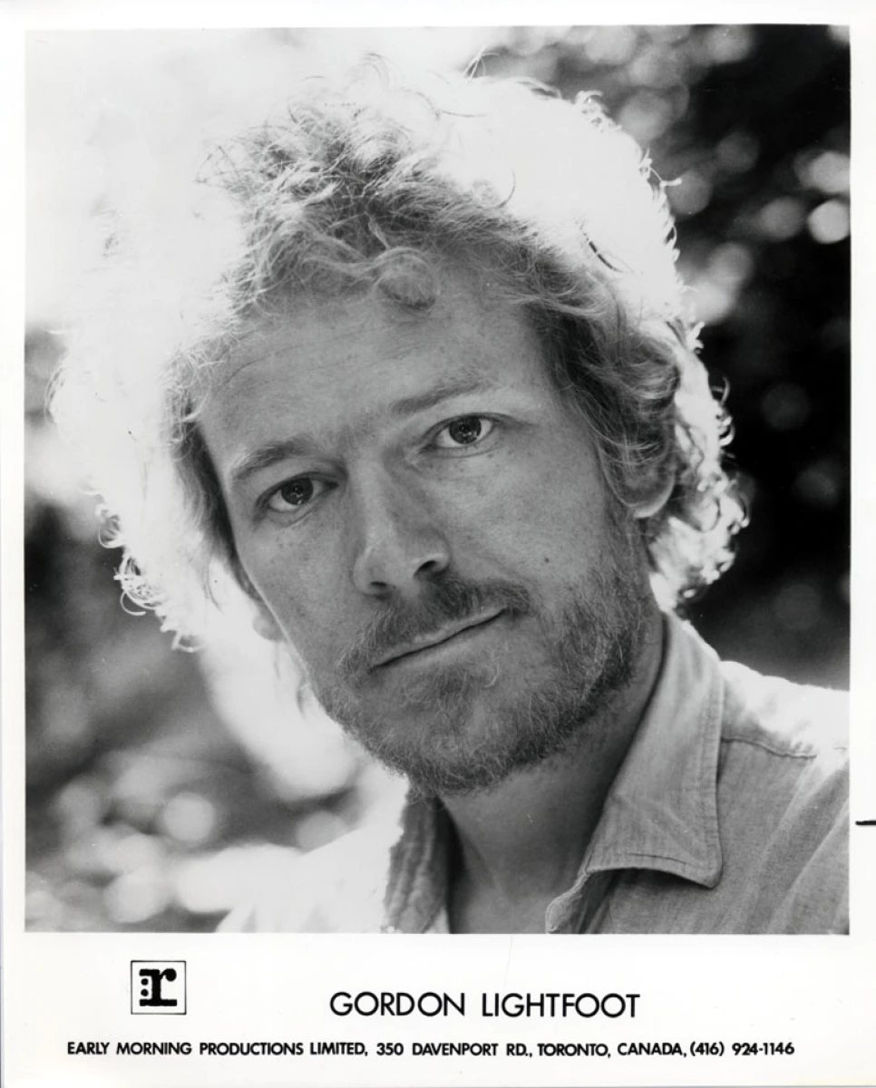Gordon Lightfoot Vintage Concert Photo Promo Print at Wolfgang's