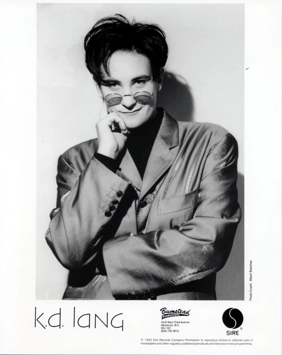 k.d. lang Vintage Concert Photo Promo Print, 1992 at Wolfgang's