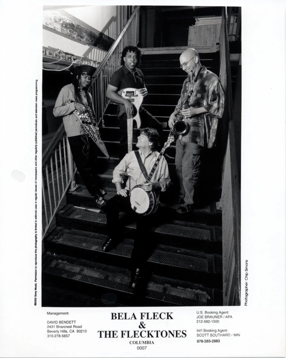 Bela Fleck & The Flecktones Vintage Concert Photo Promo Print at Wolfgang's