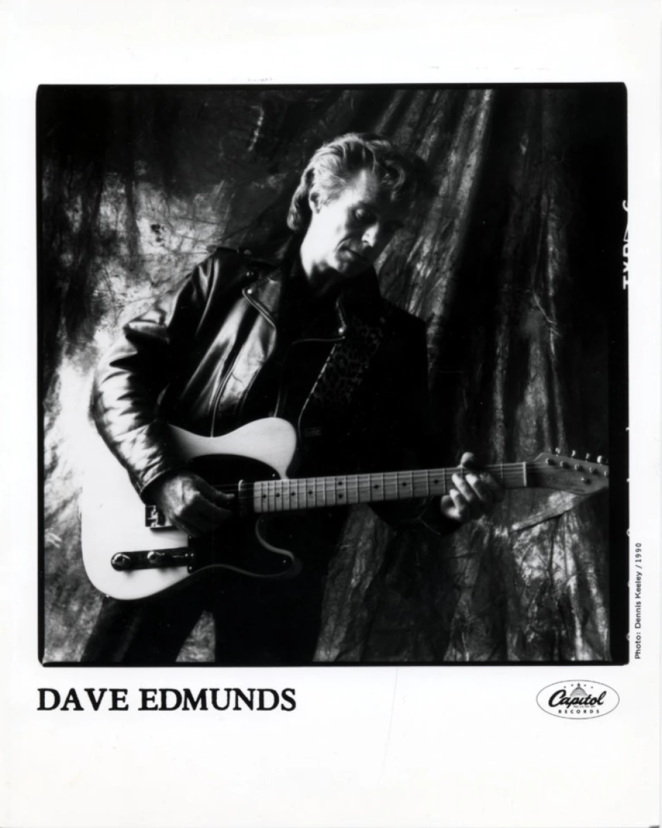 Dave Edmunds Vintage Concert Photo Promo Print, 1990 at Wolfgang's