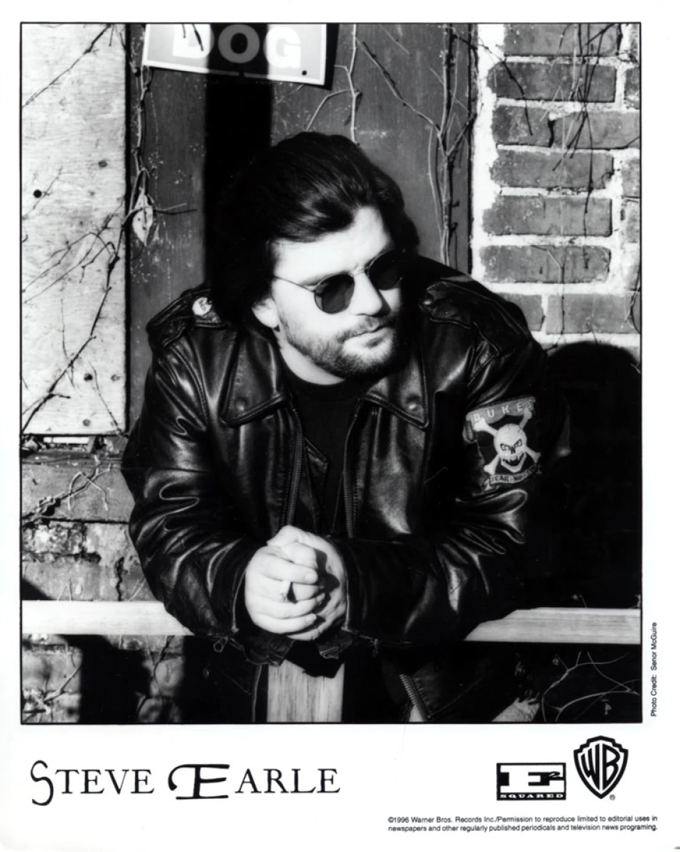 Steve Earle Vintage Concert Photo Promo Print, 1996 at Wolfgang's