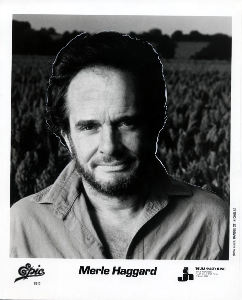 Merle Haggard Vintage Concert Photo Promo Print at Wolfgang's