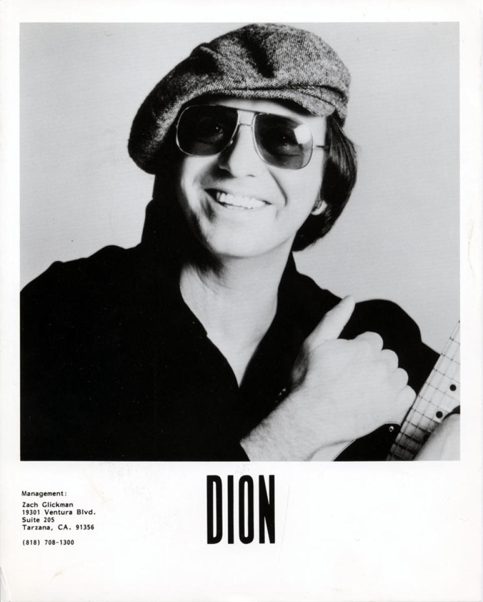 Dion Vintage Concert Photo Promo Print at Wolfgang's