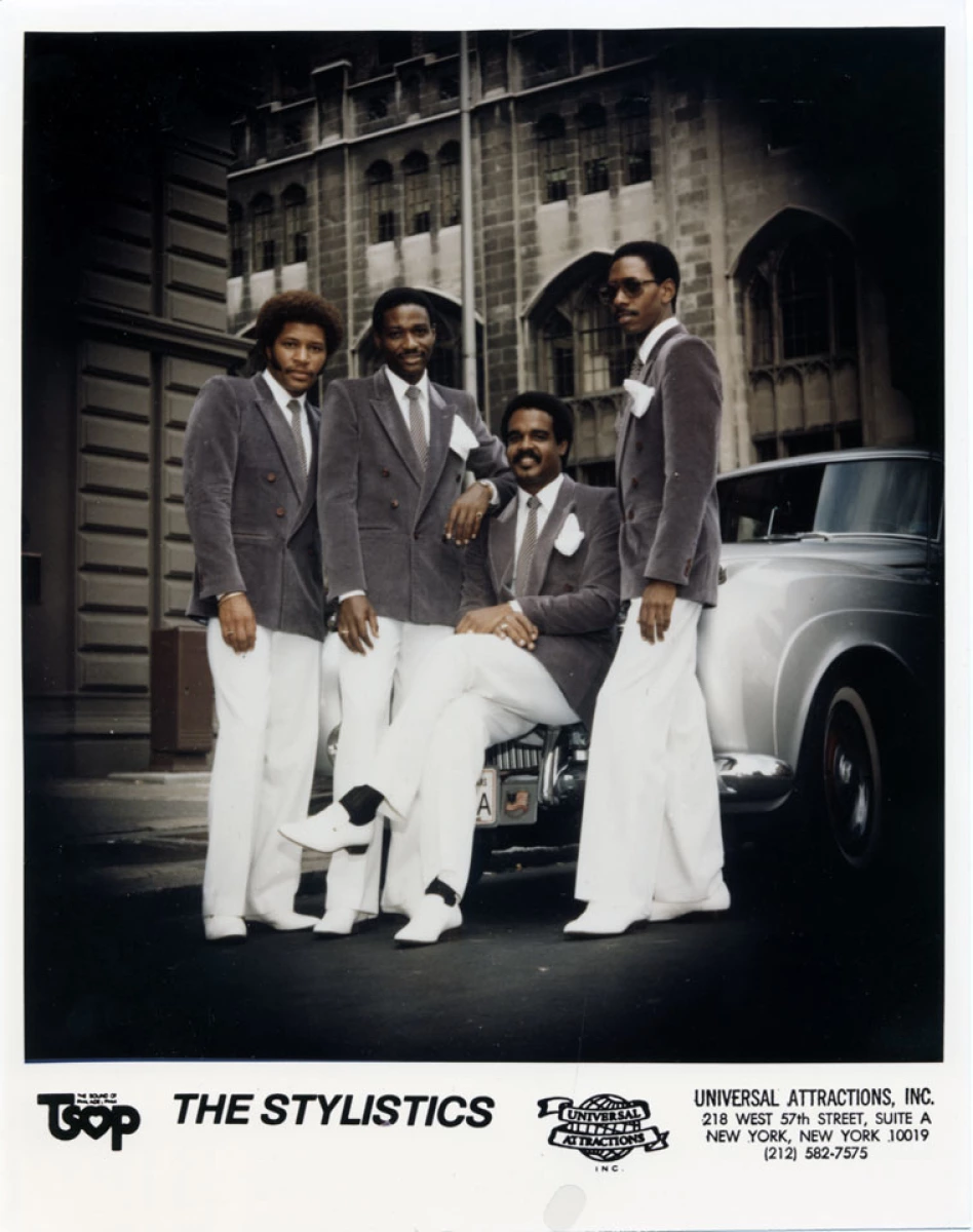 The Stylistics Vintage Concert Photo Promo Print at Wolfgang's