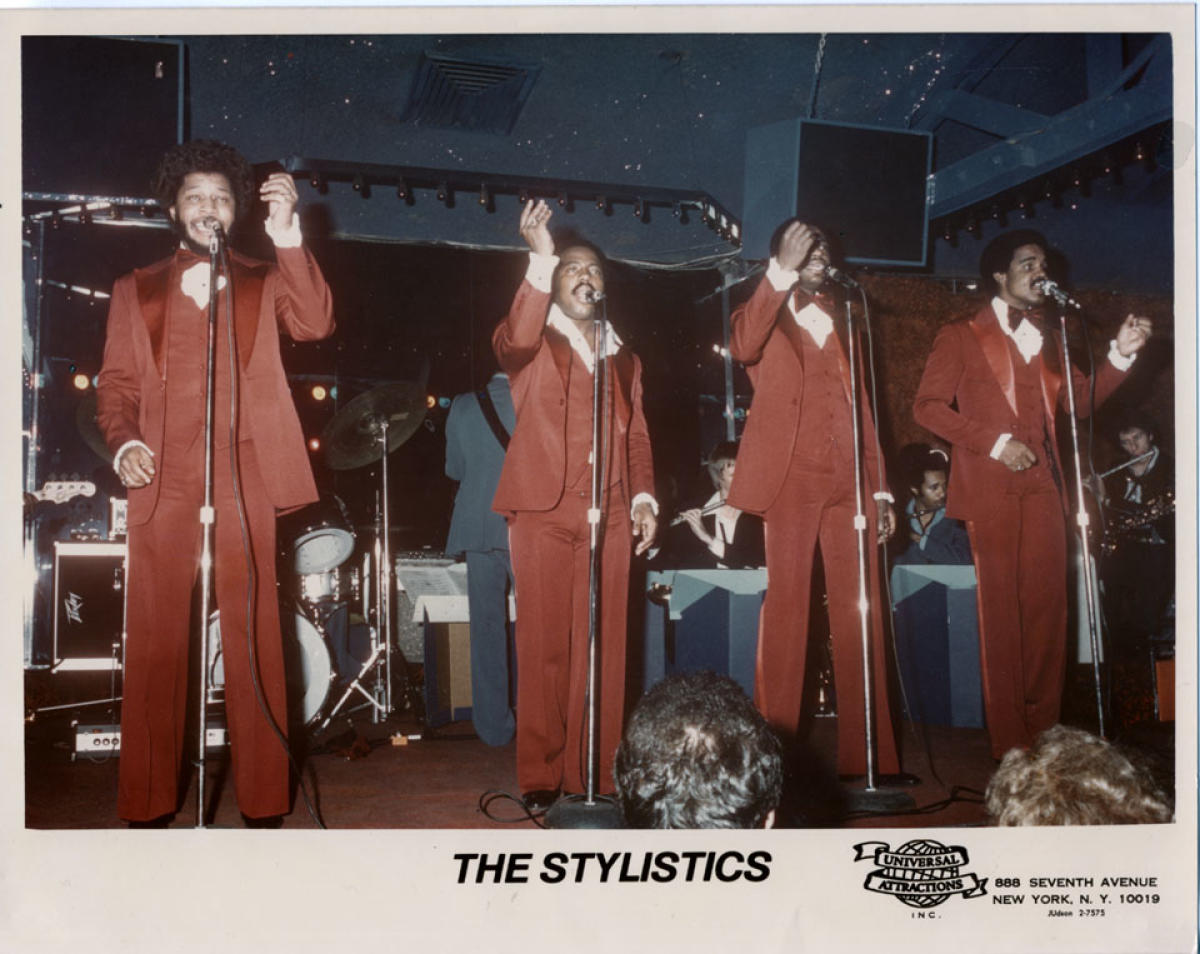 The Stylistics Vintage Concert Photo Promo Print at Wolfgang's