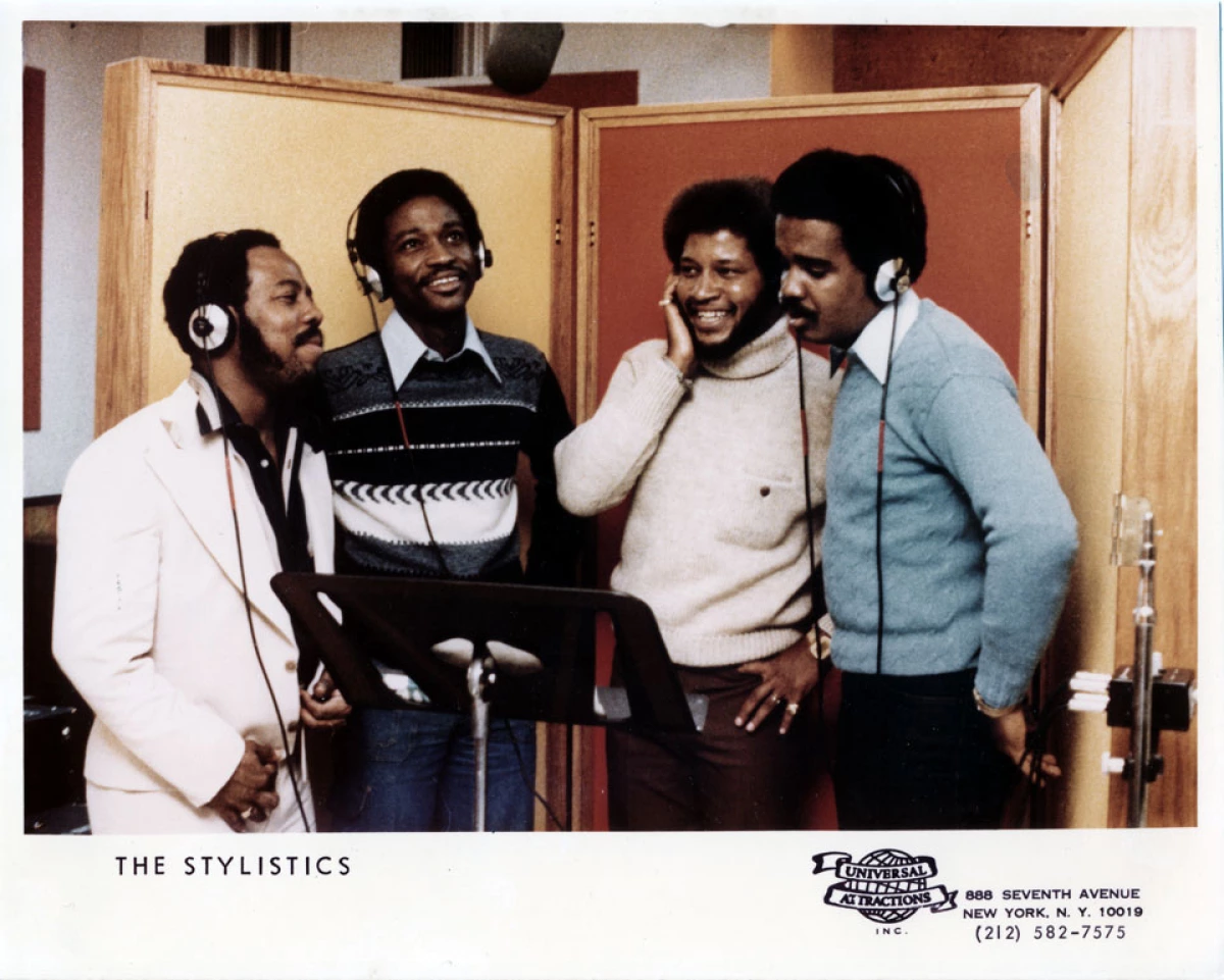 The Stylistics Vintage Concert Photo Promo Print at Wolfgang's