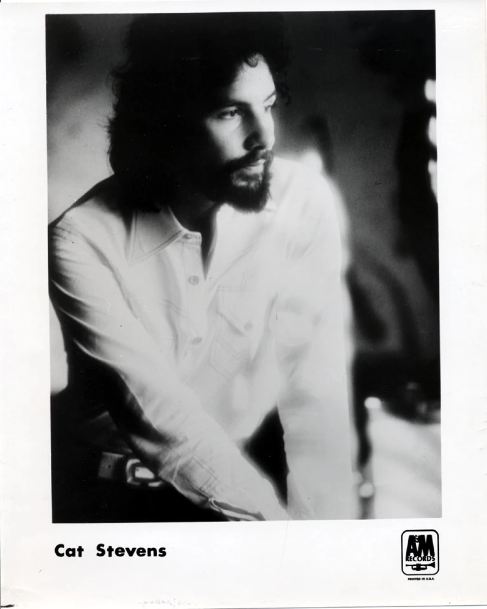 Cat Stevens Vintage Concert Photo Promo Print at Wolfgang's