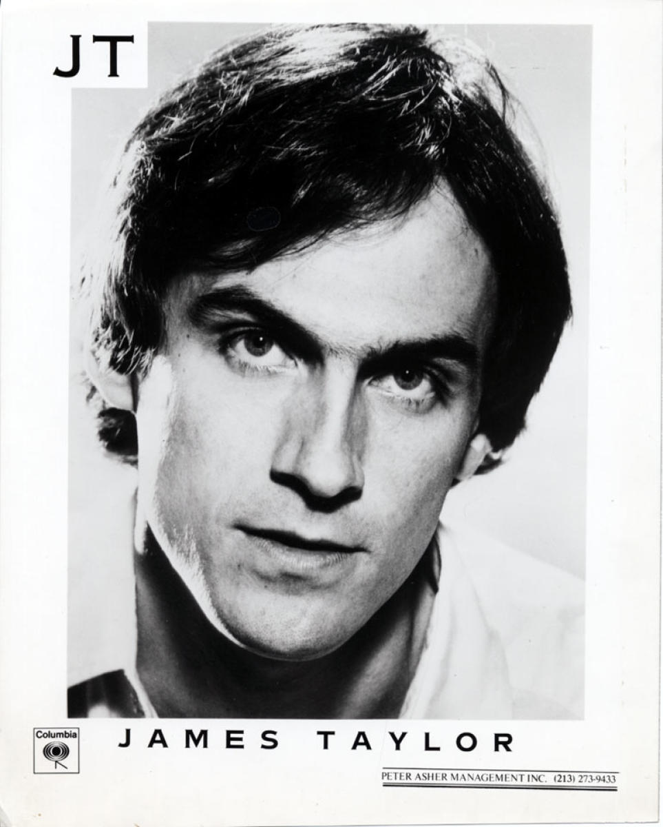 James Taylor Vintage Concert Photo Promo Print at Wolfgang's