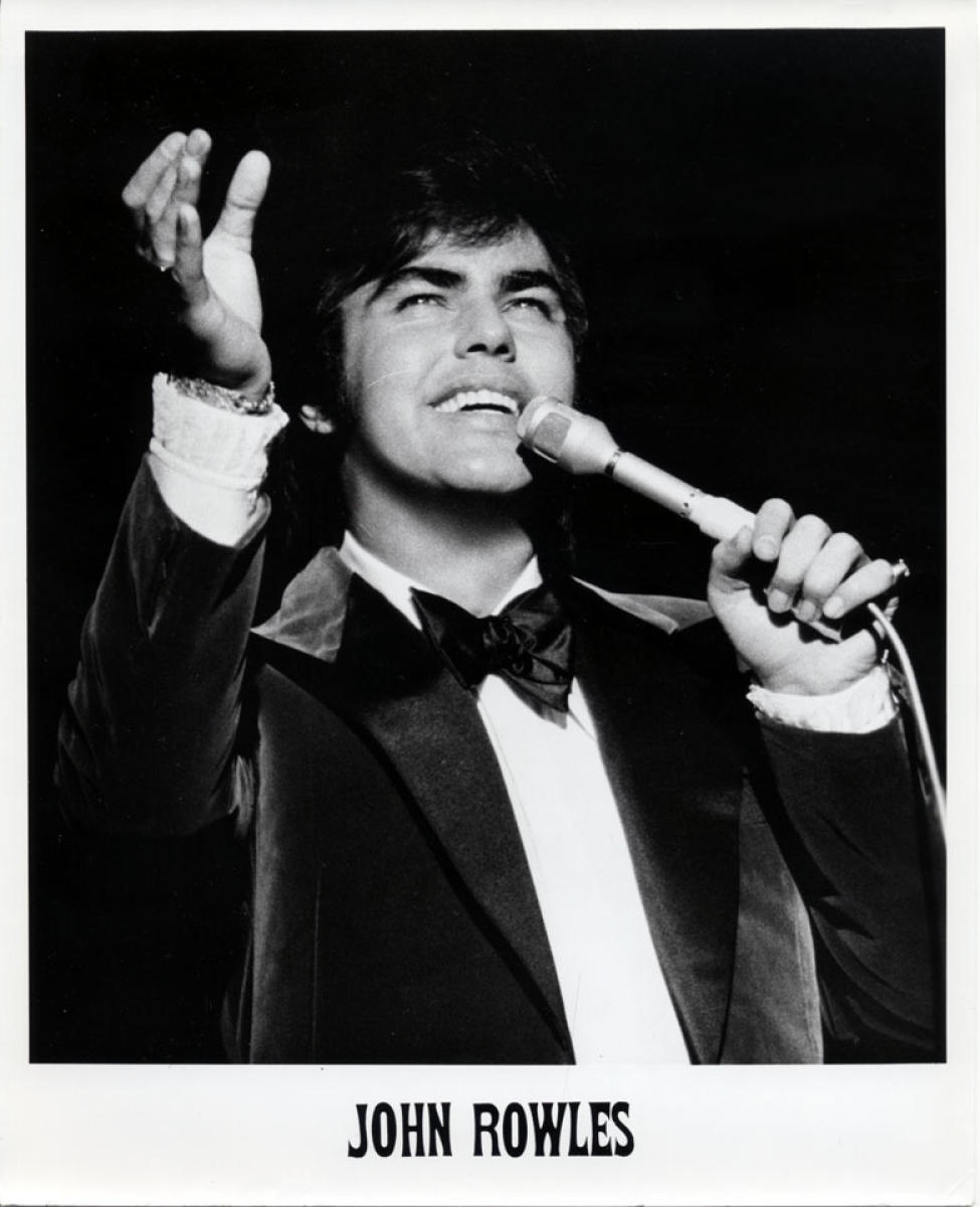 John Rowles Vintage Concert Photo Promo Print at Wolfgang's
