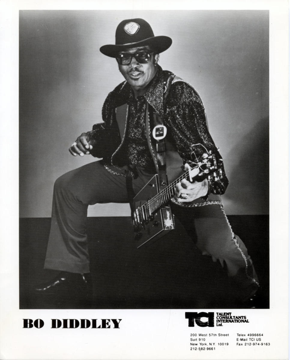 Bo Diddley Vintage Concert Photo Promo Print at Wolfgang's