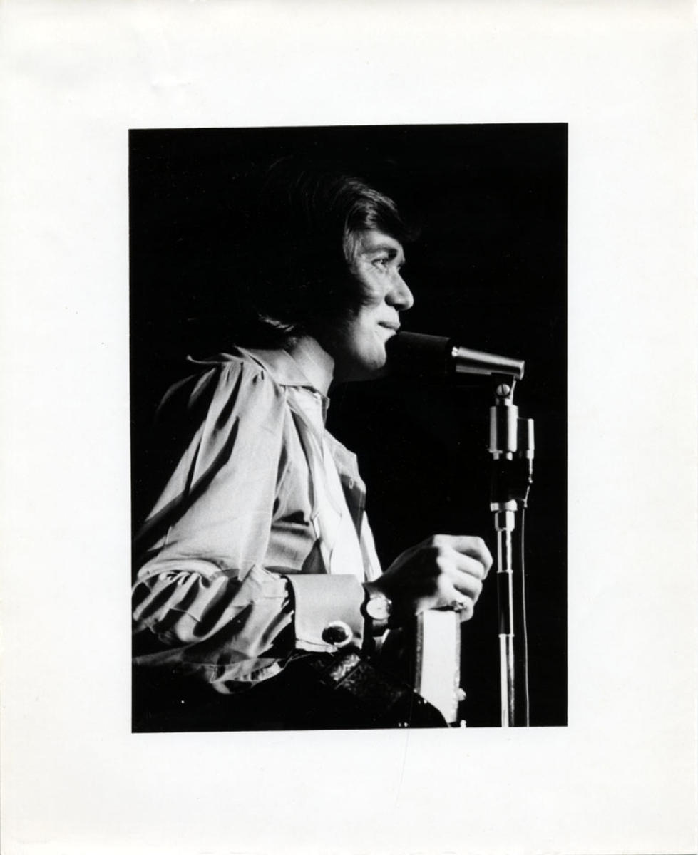 Wayne Newton Vintage Concert Photo Promo Print, 1972 at Wolfgang's