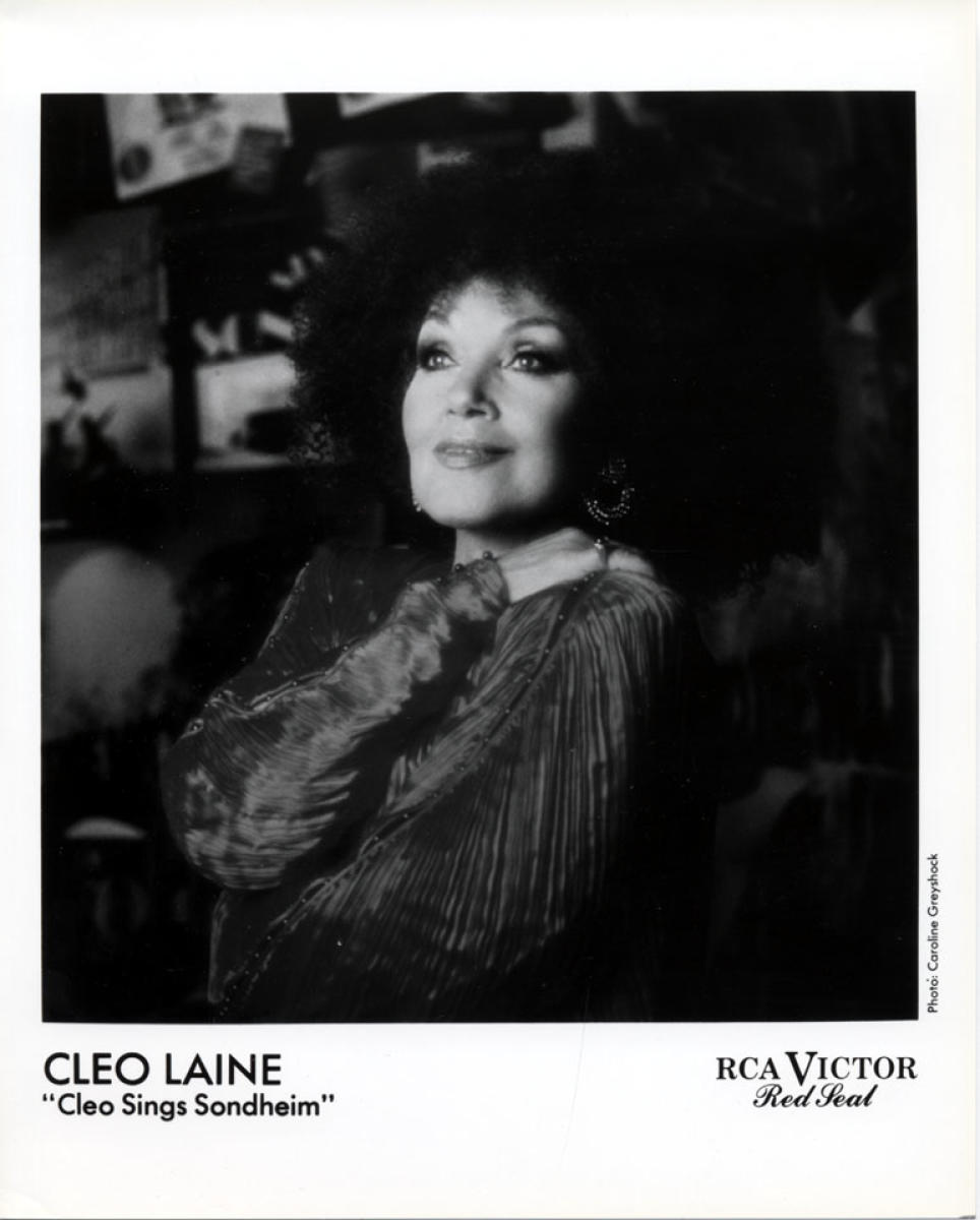 Cleo Laine Vintage Concert Photo Promo Print at Wolfgang's
