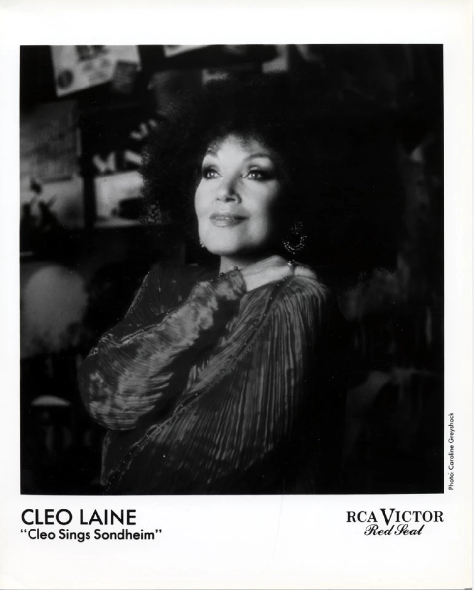 Cleo Laine Vintage Concert Photo Promo Print at Wolfgang's