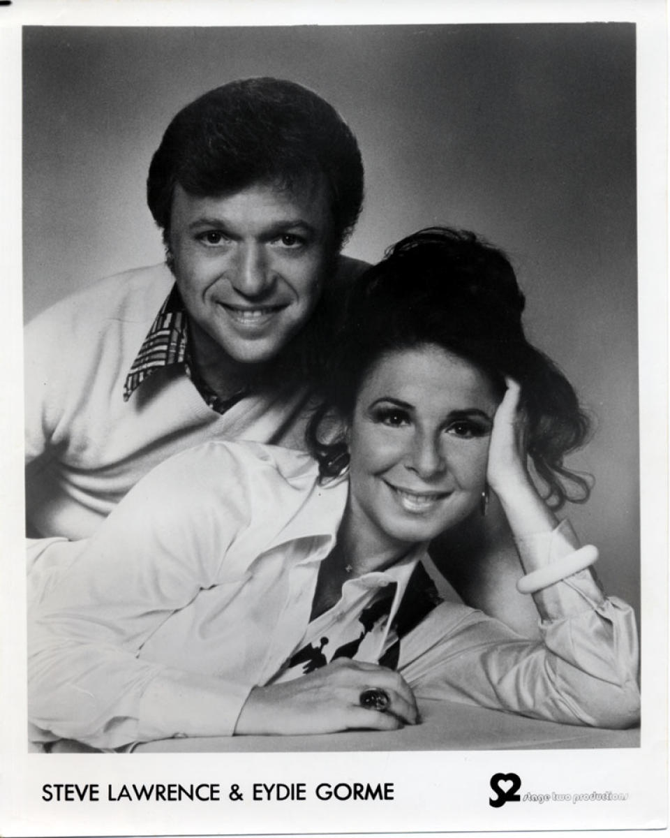 Steve Lawrence Vintage Concert Photo Promo Print at Wolfgang's