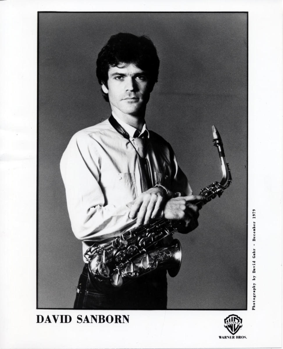 David Sanborn Vintage Concert Photo Promo Print, 1979 at Wolfgang's