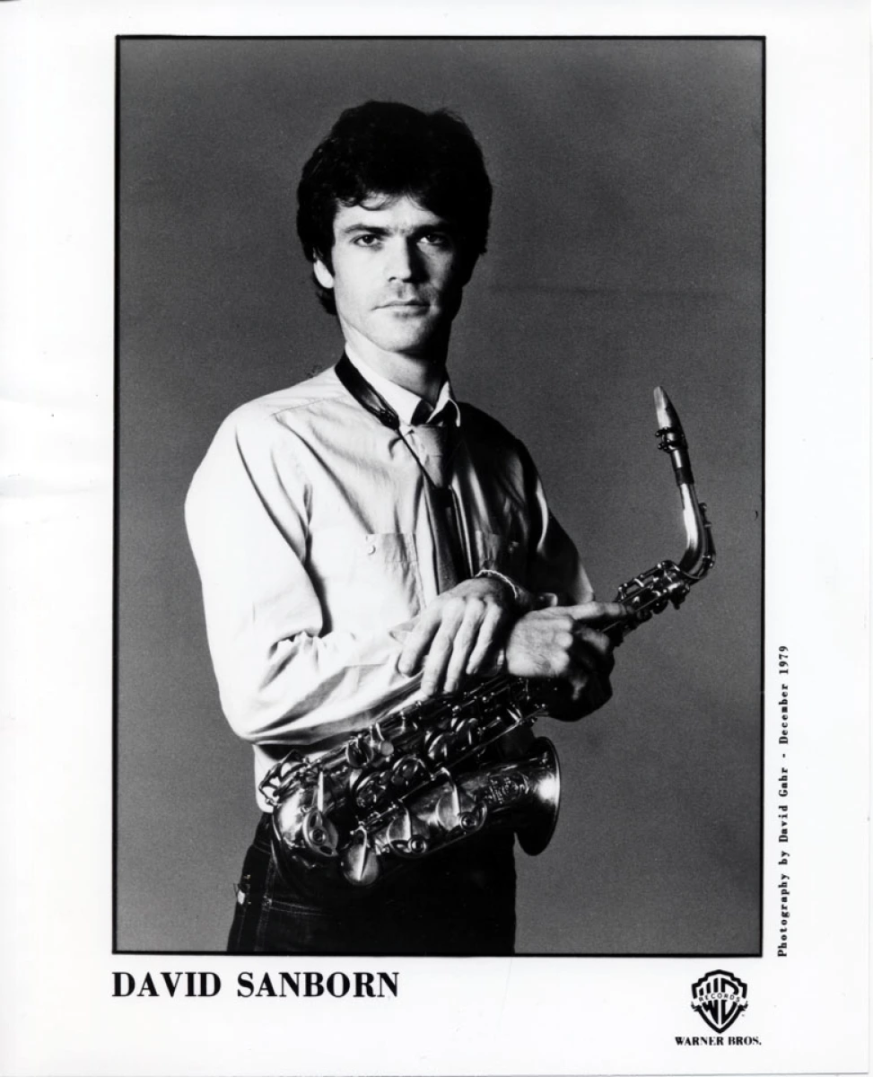 David Sanborn Vintage Concert Photo Promo Print, 1979 at Wolfgang's