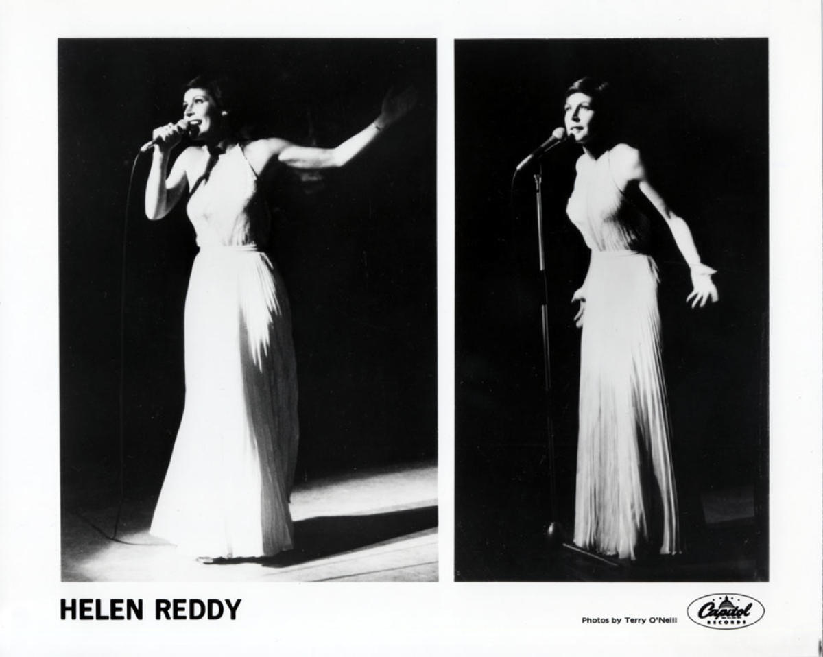 Helen Reddy Vintage Concert Photo Promo Print at Wolfgang's