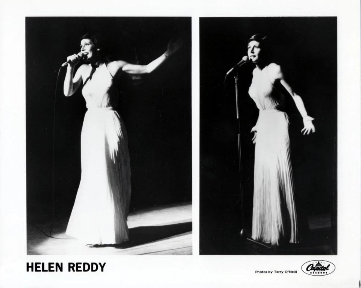 Helen Reddy Vintage Concert Photo Promo Print at Wolfgang's