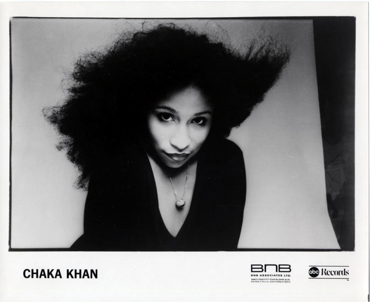 Chaka Khan Vintage Concert Photo Promo Print at Wolfgang's