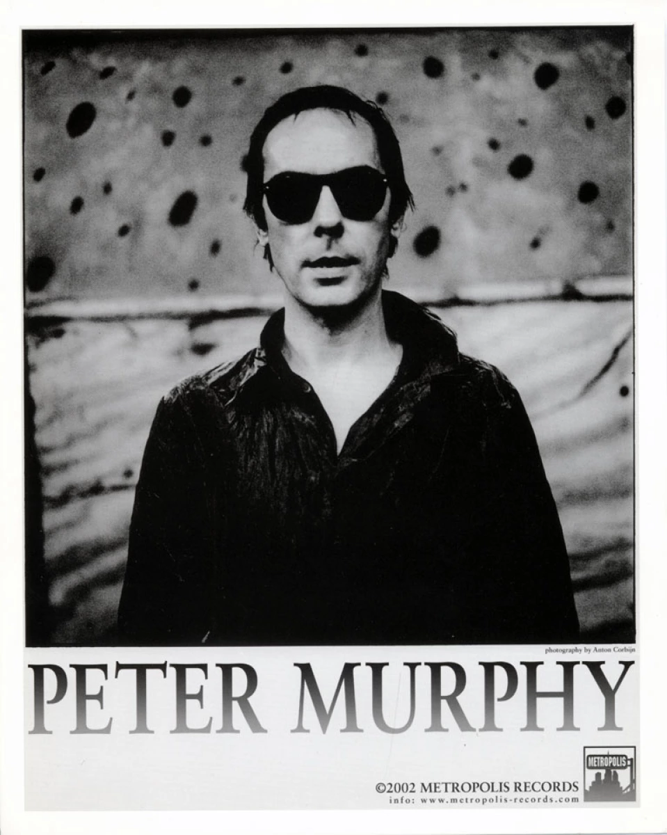 Peter Murphy Vintage Concert Photo Promo Print at Wolfgang's