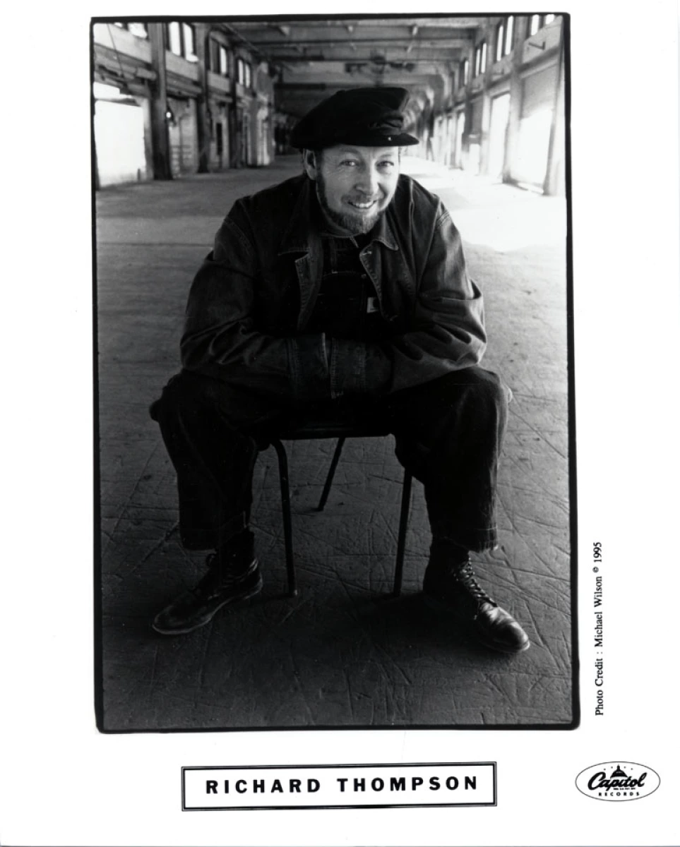 Richard Thompson Vintage Concert Photo Promo Print, 1995 at Wolfgang's