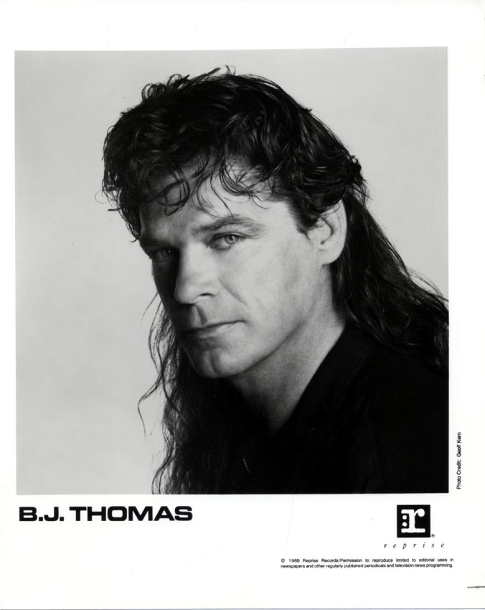 B.J. Thomas Vintage Concert Photo Promo Print, 1989 at Wolfgang's