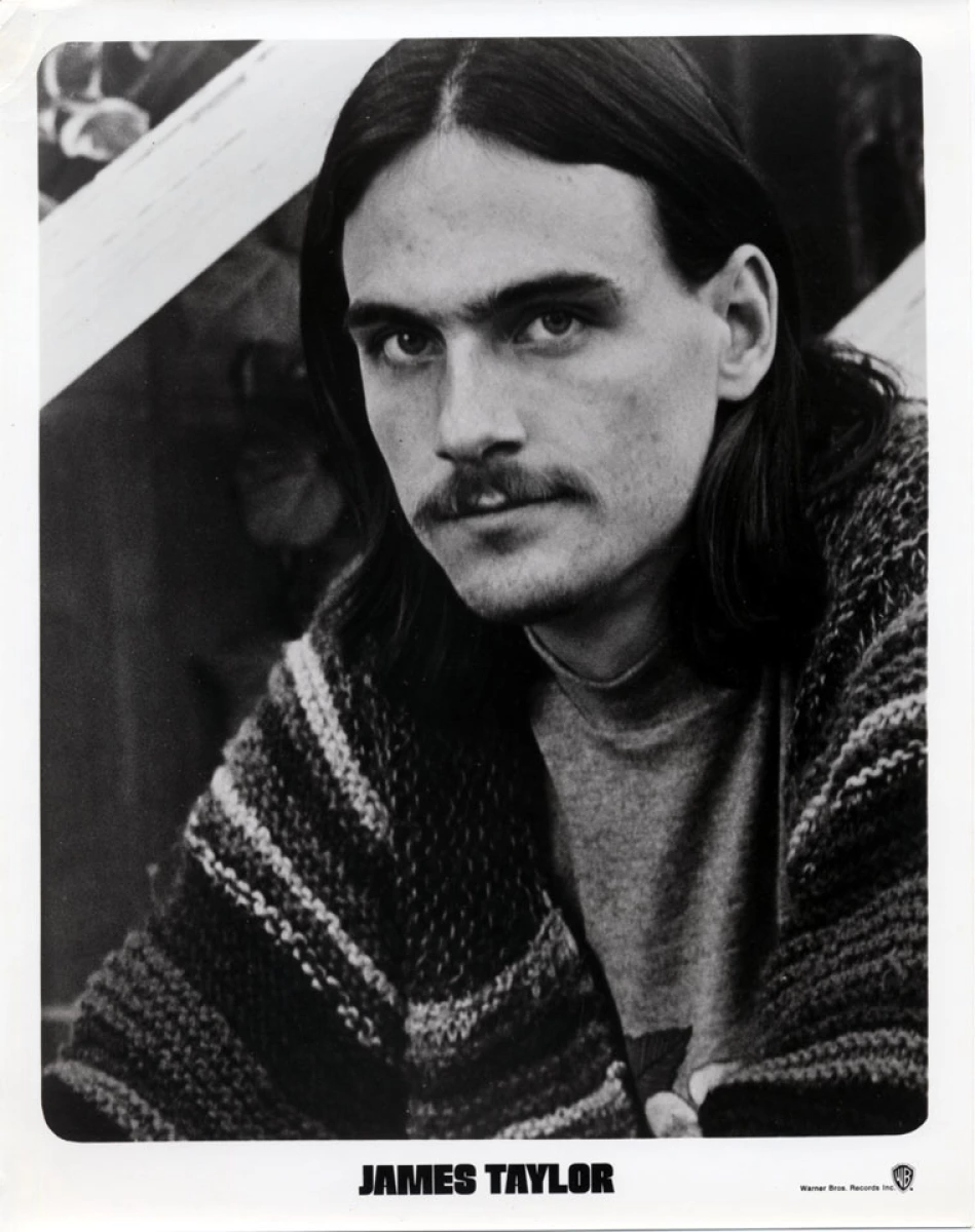 James Taylor Vintage Concert Photo Promo Print at Wolfgang's
