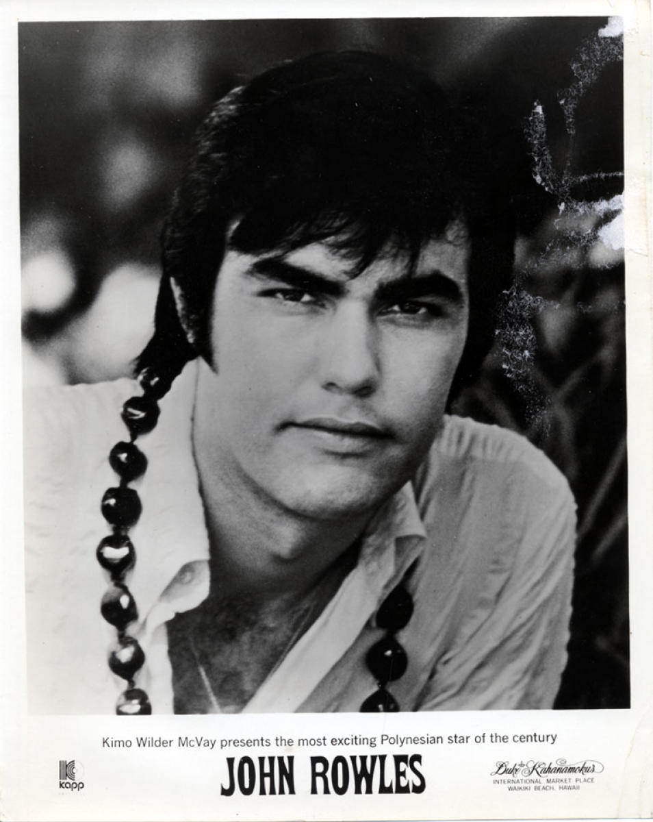 John Rowles Vintage Concert Photo Promo Print at Wolfgang's