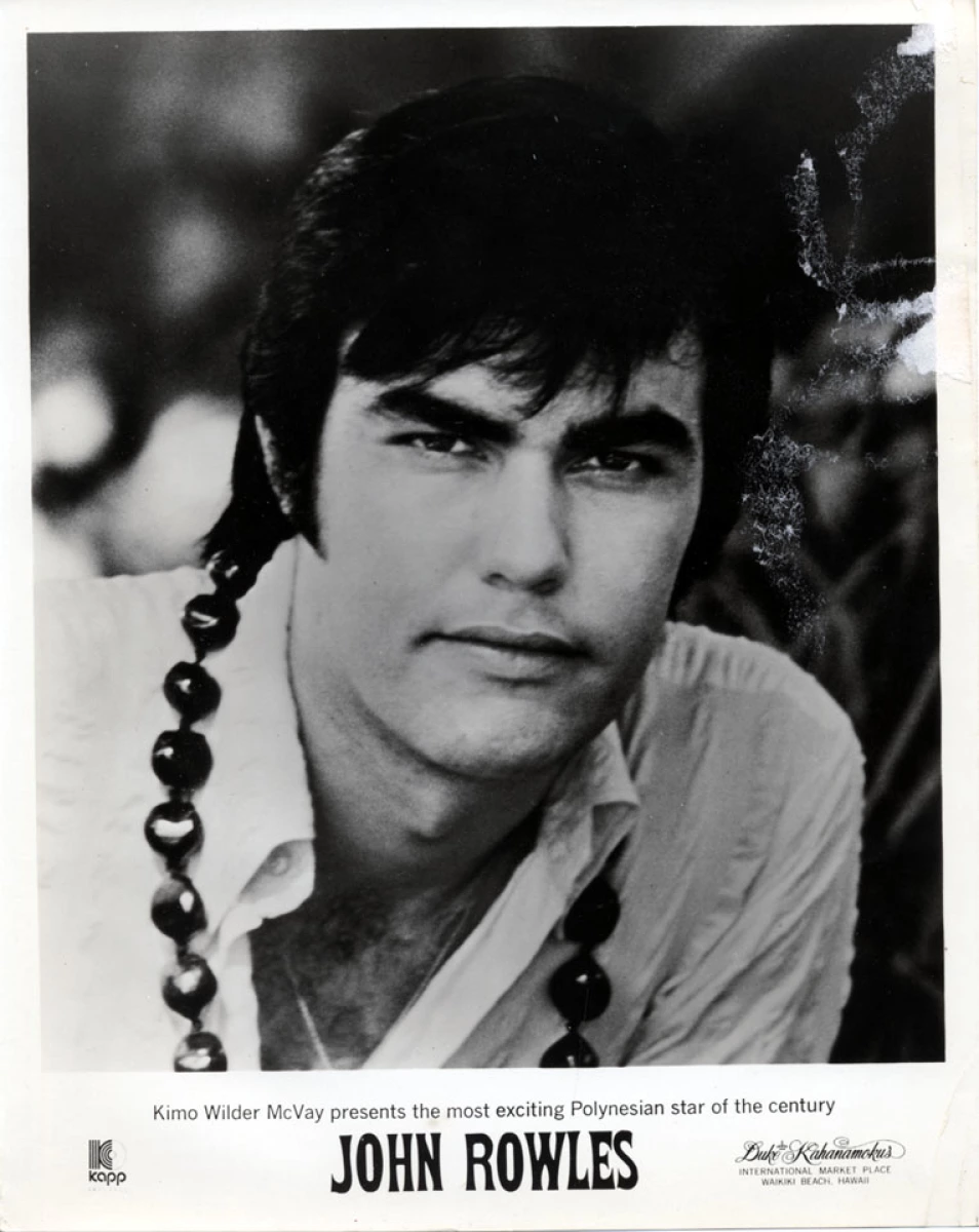 John Rowles Vintage Concert Photo Promo Print at Wolfgang's