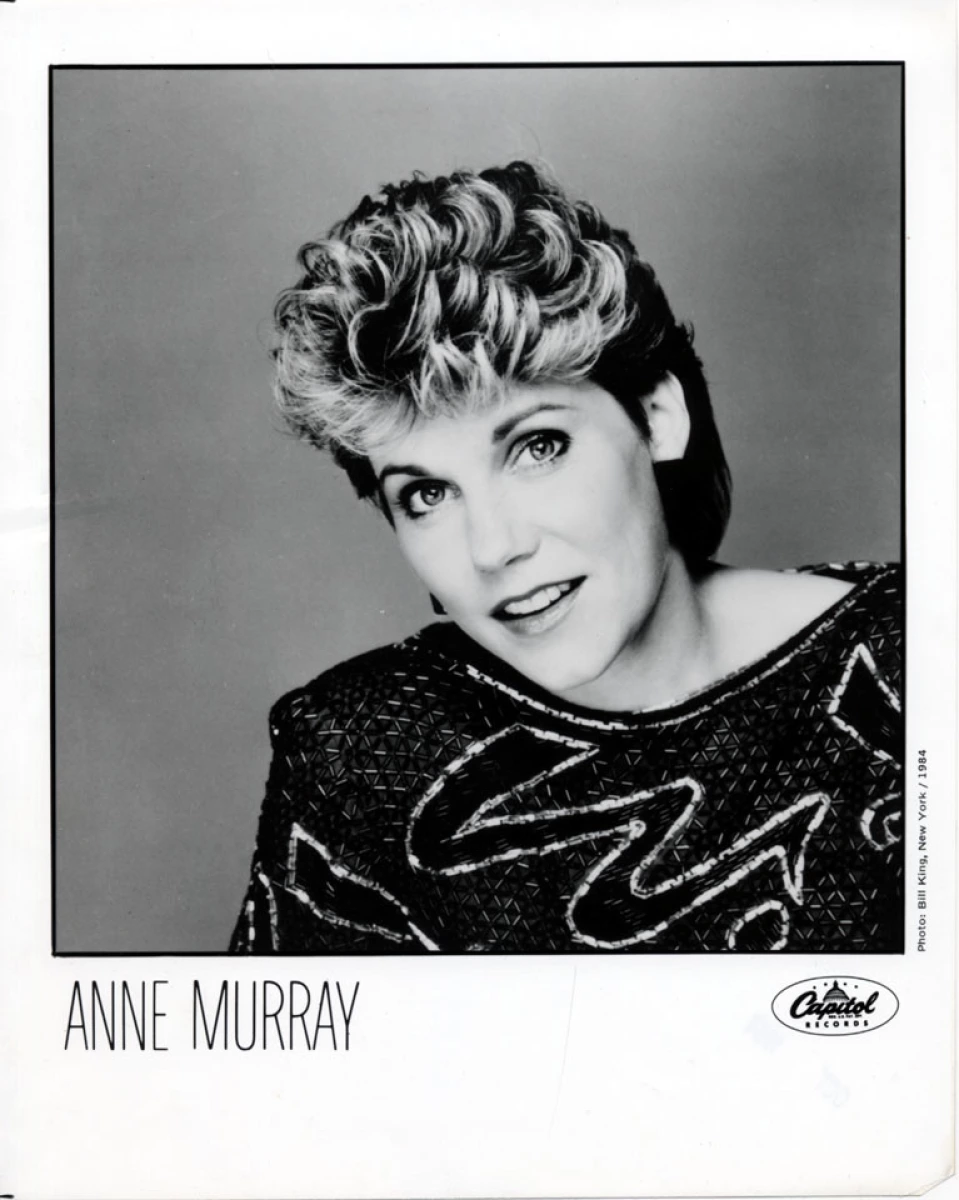 Anne Murray Vintage Concert Photo Promo Print, 1984 at Wolfgang's