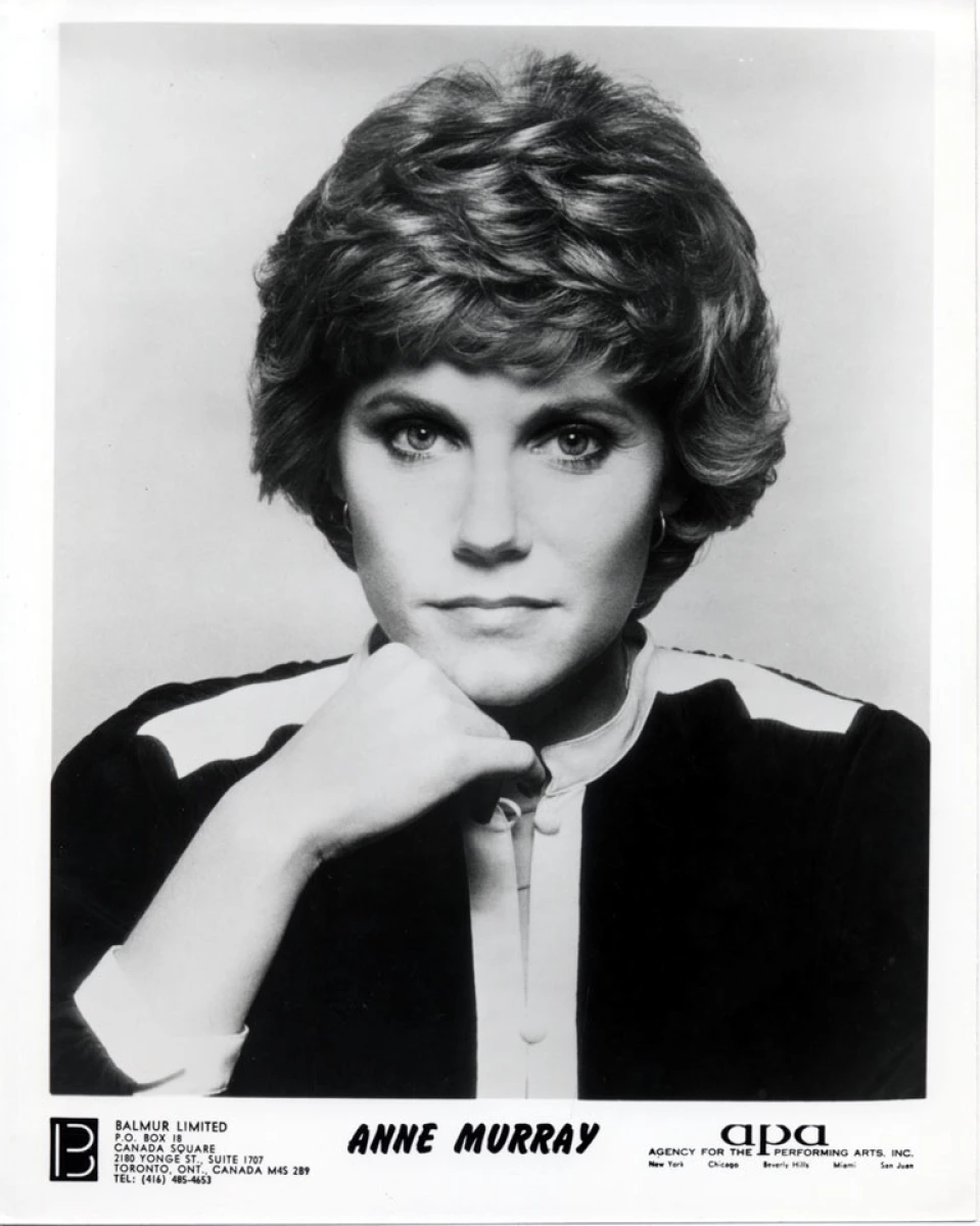 Anne Murray Vintage Concert Photo Promo Print from Garfield Jr. High ...
