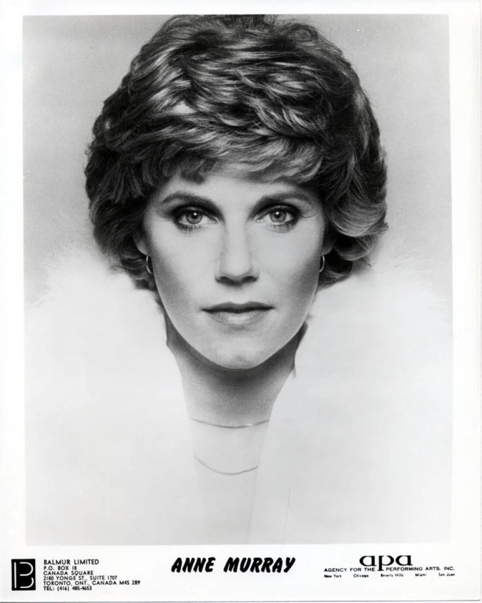 Anne Murray Vintage Concert Photo Promo Print at Wolfgang's